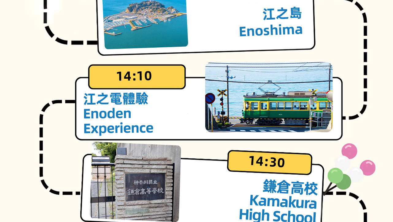 Enoshima & Kamakura High School & Tsurugaoka Hachimangu Shrine ...